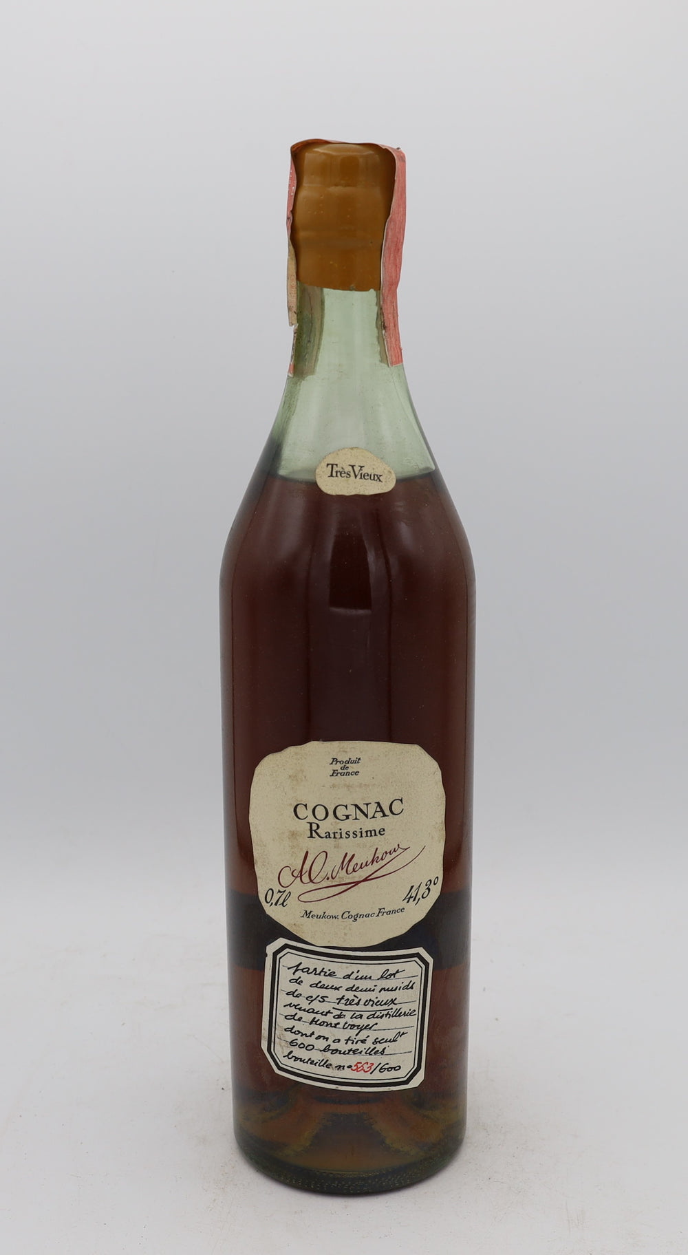 Meukow Rarissime Cognac 1970's with Wooden Box Gift - Reserved ...