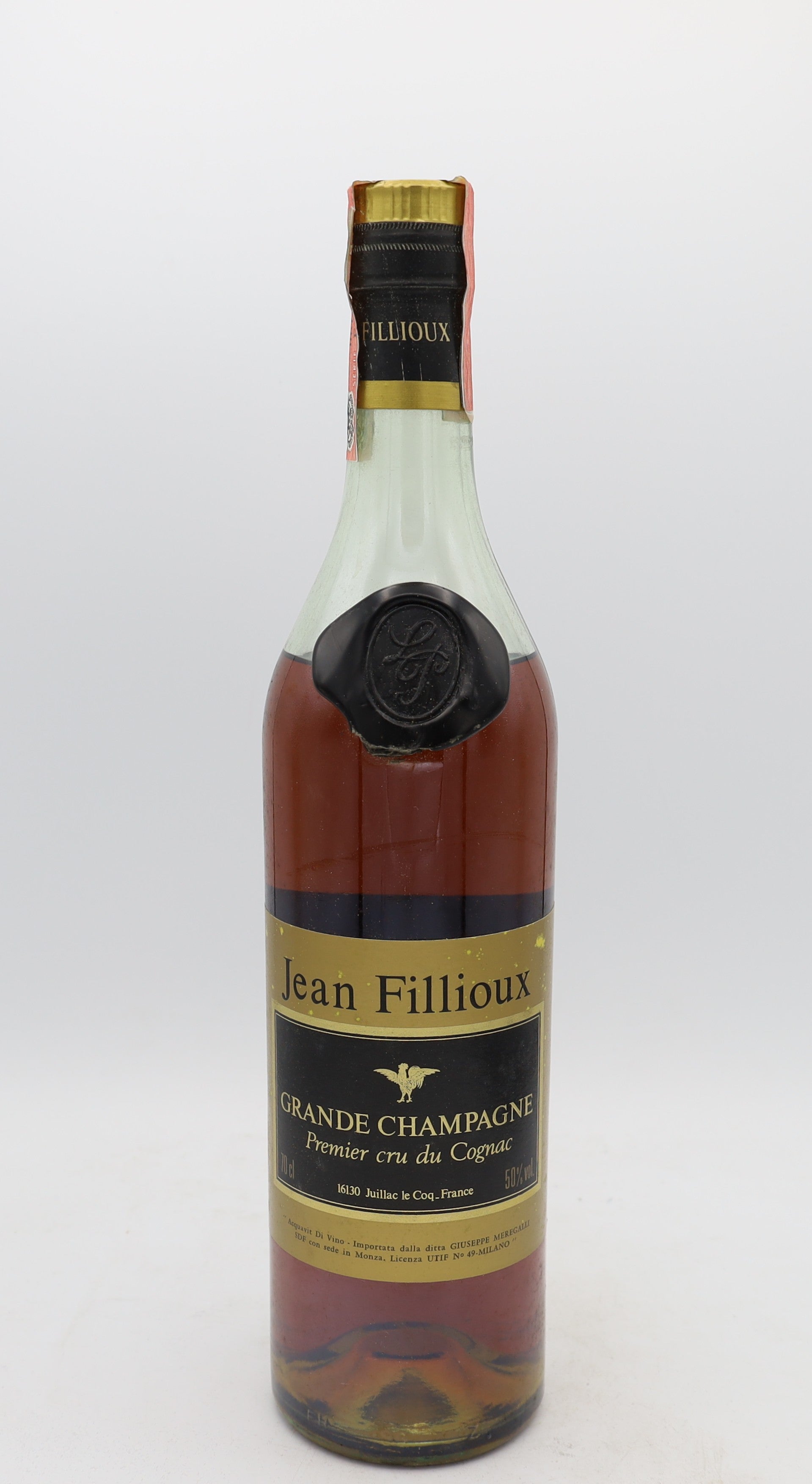 Jean Fillioux Cognac 1980's: A Vintage Treasure - Reserved Treasures Club