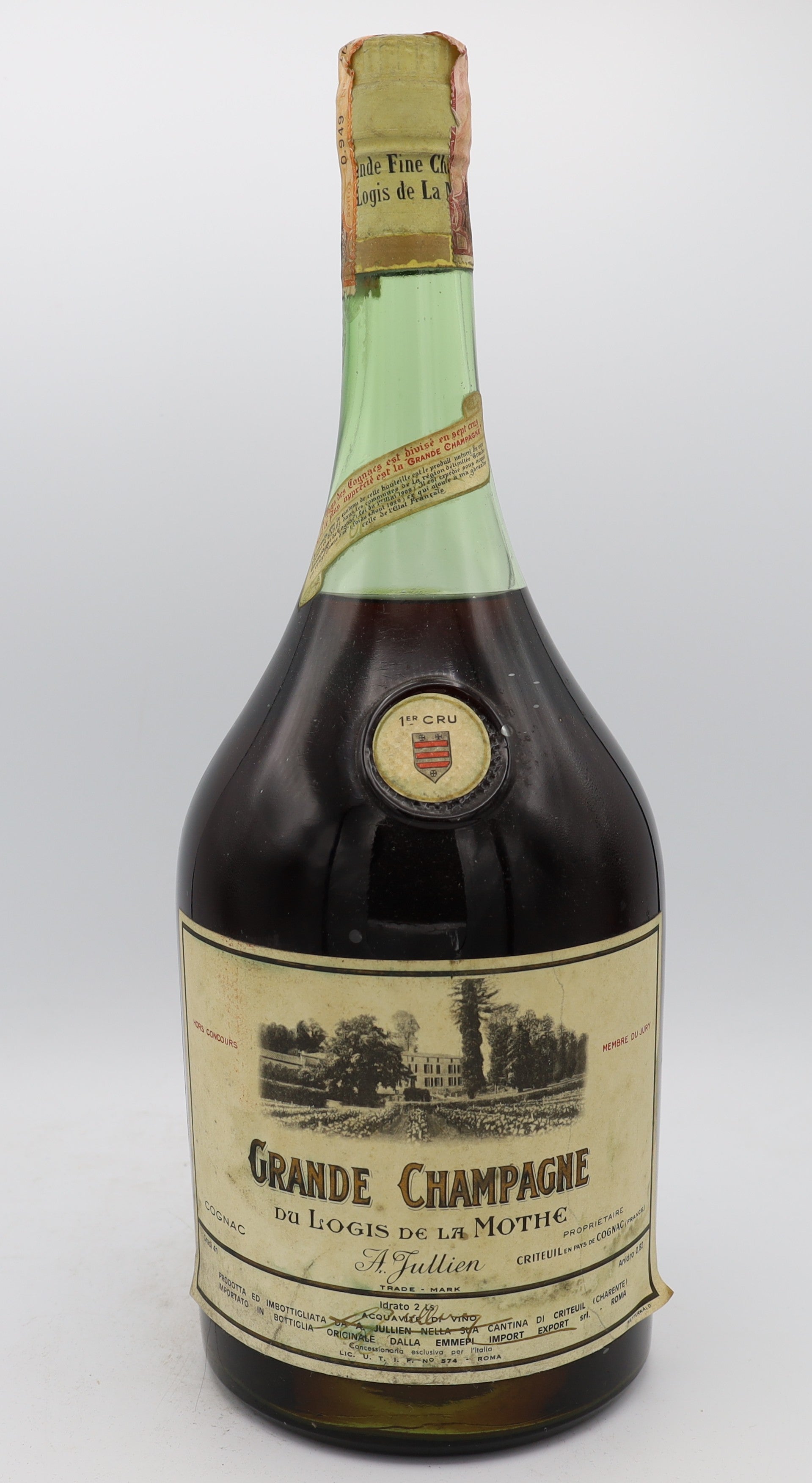 Logis de la Mothe Cognac 1960's: Vintage Quality - Reserved Treasures Club