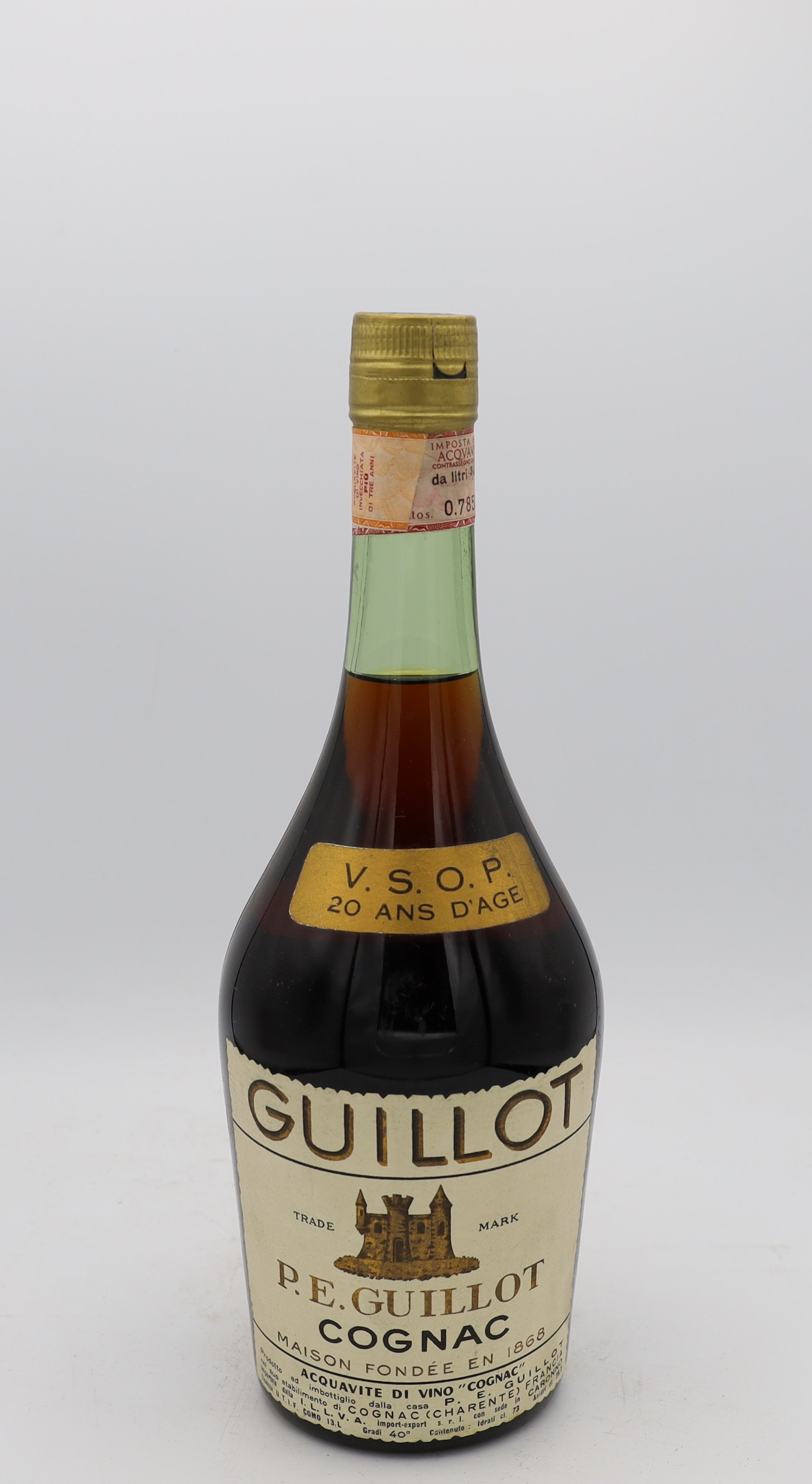 P.E. Guillot Cognac 20yo: Experience 20 Years of Quality - Reserved ...